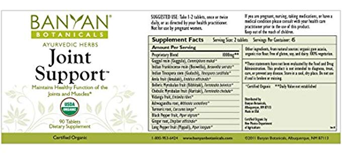 Best Organic Joint Supplement and Support - Organic Aspirations